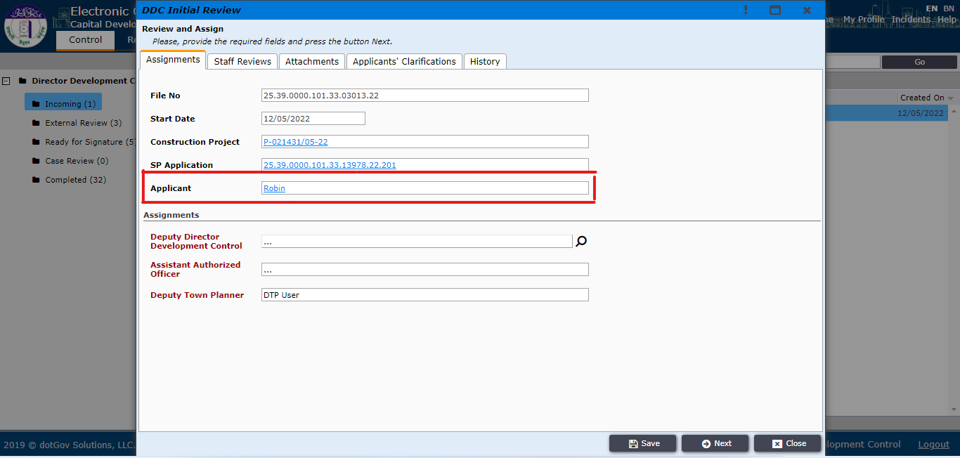 Special Project Process Manual – Electronic Construction Permitting System