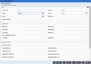 Application Filing – Electronic Construction Permitting System