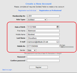 Professional Registration – Electronic Construction Permitting System