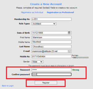 Professional Registration – Electronic Construction Permitting System